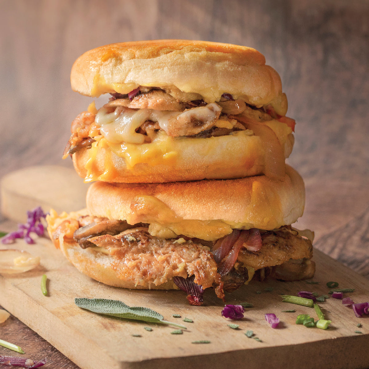 Chick’n Melt Sandwich – Green Rebel Foods