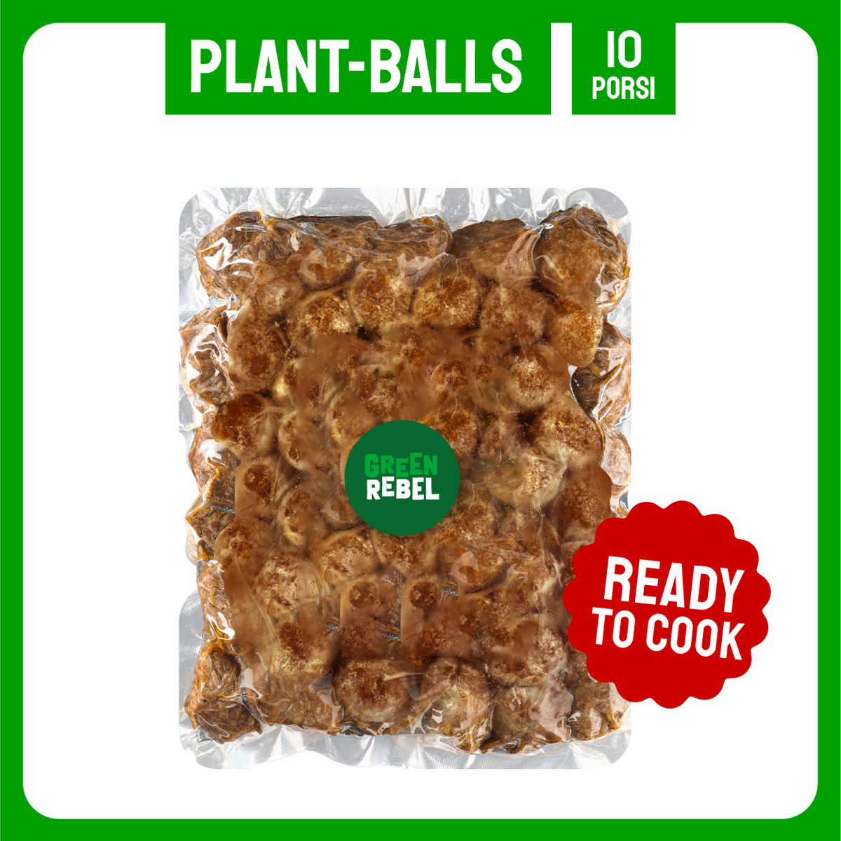 Green Rebel Plant Balls | Baso Sayuran | Protein Nabati | Family Pack ...